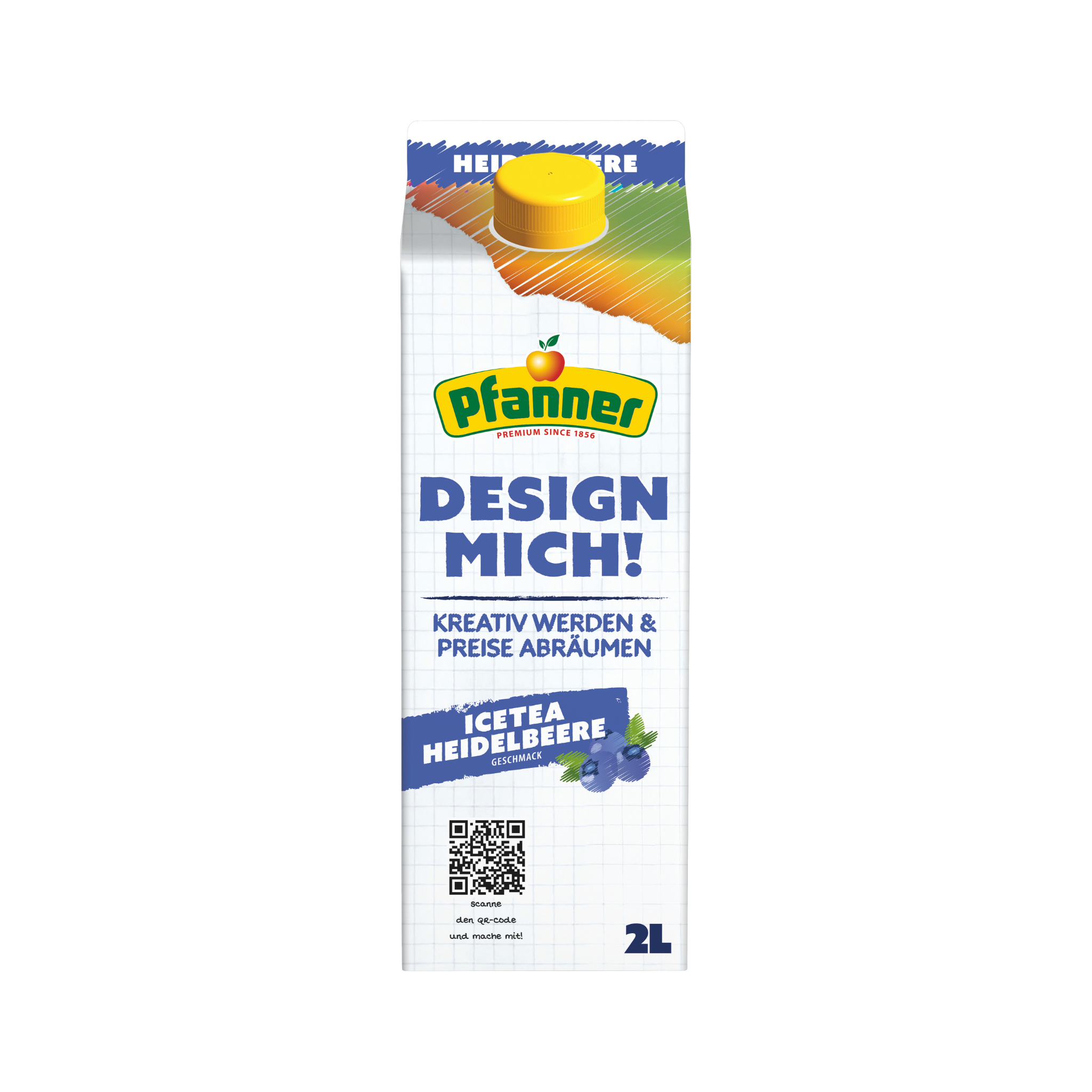 Pfanner - Design Mich - Eistee Heidelbeere - 6x2L – Pfanner-Getraenke.com